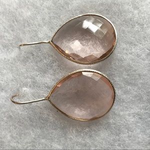 Jewelry | Morganite Color Quartz Earrings | Poshmark